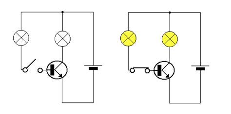Transistor As A Switch Tutorial Circuits Junction Transistors Electronic Hobby Projects