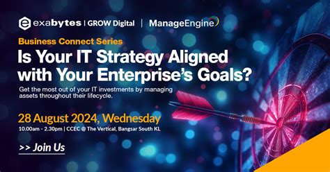 Is Your It Strategy Aligned With Your Enterprises Goals Exabytes Events