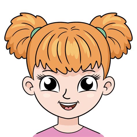 Girl Cartoon Face