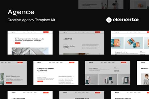 Agence Creative Agency Elementor Template Kit