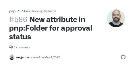 New Attribute In Pnpfolder For Approval Status · Issue 586 · Pnppnp