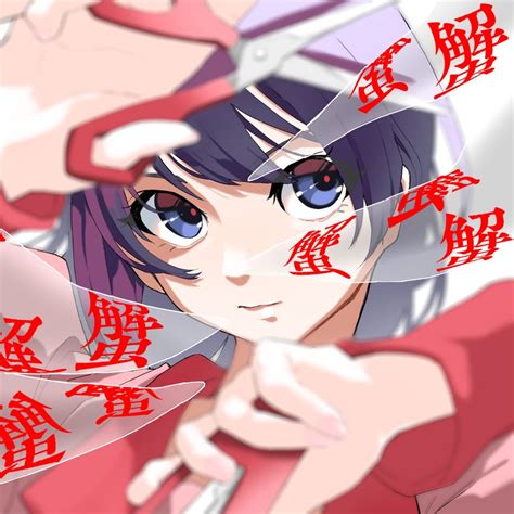 Senjougahara Hitagi Monogatari And 1 More Drawn By 999ool Danbooru