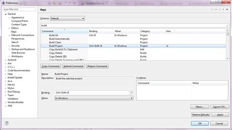 Keyboard Shortcuts Howto Assign A Key In Eclipse Juno Stack Overflow