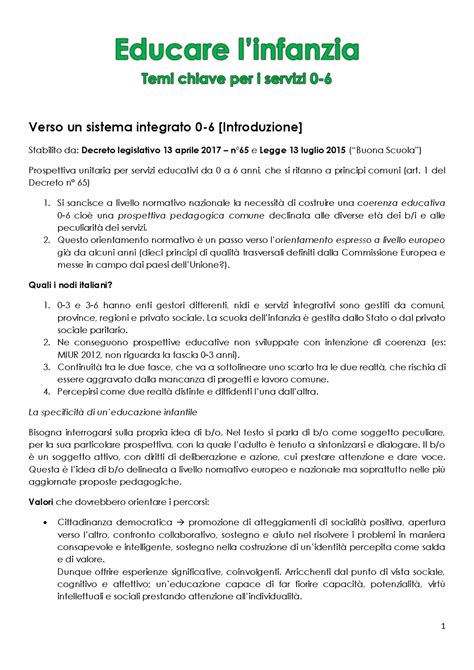 Educare Linfanzia Bondioli E Savio Docsity