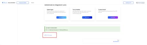 Edit This Page Should Not Be Shown To Users On Web3auth And Torus