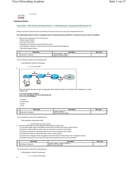 Ccna Practice Certification Exam 1 Routing Computer Network