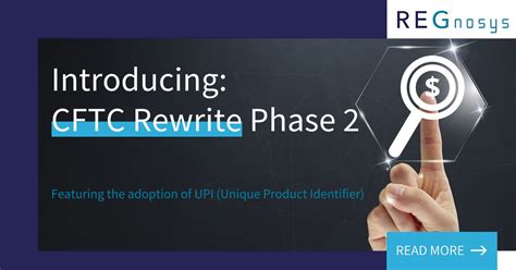 Cftc Revises Upi Rules For Trade Reporting Regnosys Posted On The Topic Linkedin