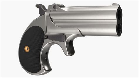 雷明顿枪型号 95 Derringer 3d模型 49 3ds Blend C4d Fbx Max Ma Lxo Obj