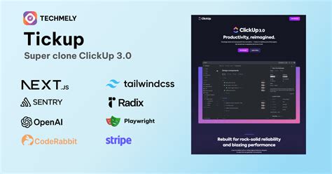 Github Techmelytickup Supper Clone Clickup 30 Follow Clean