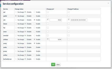 Setting Up Services On MikroTiks MikroTik Services ISPadmin Wiki