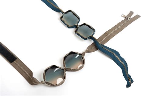 Fashionable Zip Glasses With Hook And Loop Fastener Tuvie Design