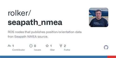 Github Rolker Seapath Nmea Ros Nodes That Publishes Position Orientation Data Fron Seapath