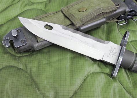 Usmc Buck M9 Bayonet With Scabbard 1991 Phrobis Style Complete