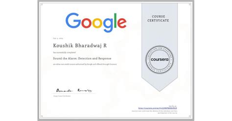 Koushik Bharadwaj R On Linkedin Completion Certificate For Sound The