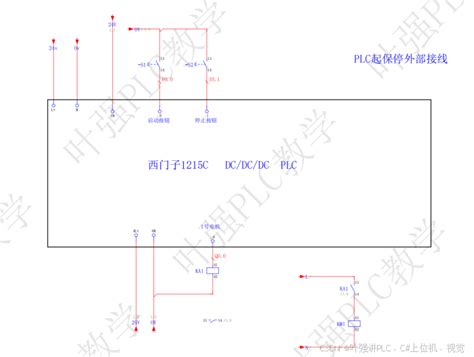 西门子1200plc入门之启保停程序详解 起保停西门子plc程序 Csdn博客