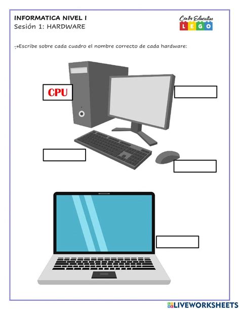 Hardware Free Interactive Worksheets 1561475