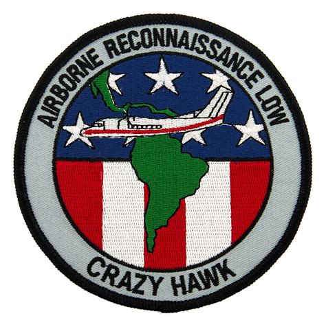 Army Airborne Reconnassaince Low Crazy Hawk Patch Flying Tigers Surplus