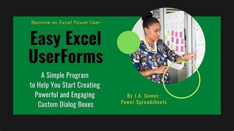 Excel Vba 365 Tutorial Lesson 15 The Userform Excel Vba Course