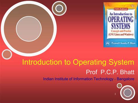 AN INTRODUCTION TO OPERATING SYSTEMS CONCEPTS AND PRACTICE PHI