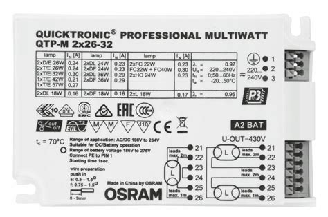 Statecznik elektroniczny do świetlówek 2 x 26W 32W 4008321329158