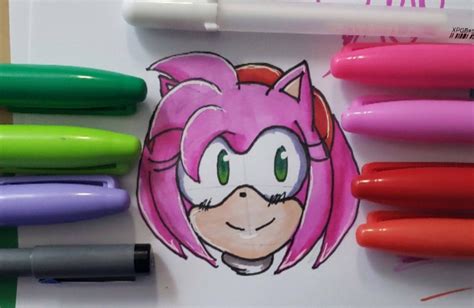 Amy Rose Doodle By Asunasth99 On Deviantart