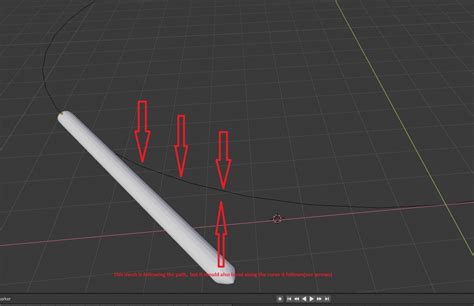 Path Bending A Mesh Along Spline Which It S Also Following Not