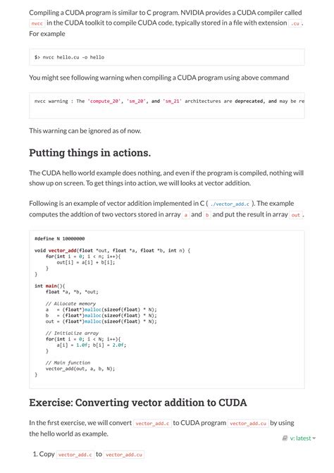 Cuda Tutorial 01 Say Hello To Cuda Notes Pdf