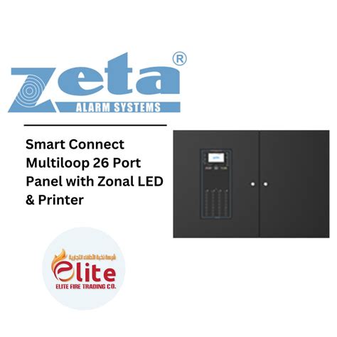 Zeta Smart Connect 6 26 Port Panel With Zonal LED Printer In Saudi Arabia EliteFire