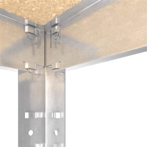 ᐉ Стелаж металевий Харді про 200х60х50 см з оцинкованим покриттям на 6 полиць із ДСП 24876