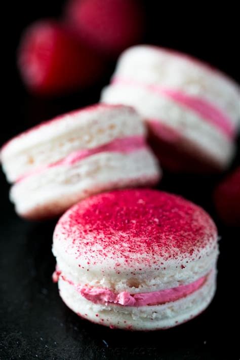 Raspberry Macarons Recipe Video Tutorial