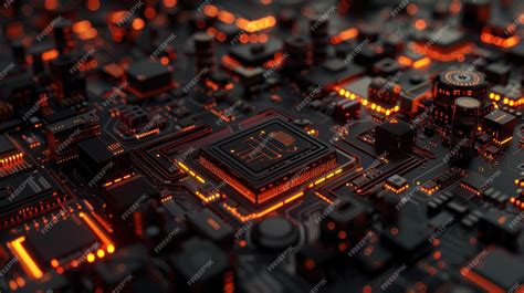 Premium Photo Pcb Circuit Board Motherboard Processor Electronic