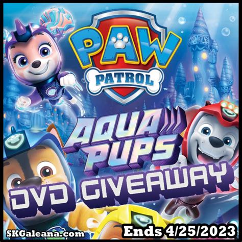 Paw Patrol Aqua Pups Review And Dvd Giveaway Skgaleana