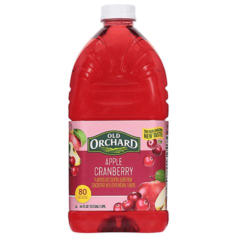 Old Orchard Juice Cocktail Apple Cranberry 64 Fl Oz Shop Quality Foods