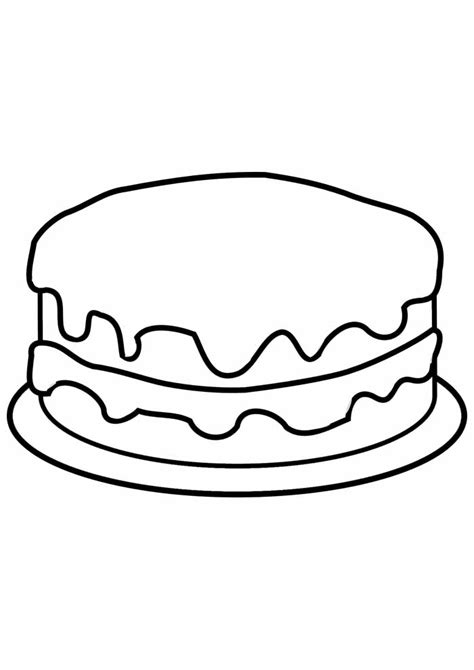 Desenhos de bolo de aniversário para colorir Atividades Educativas