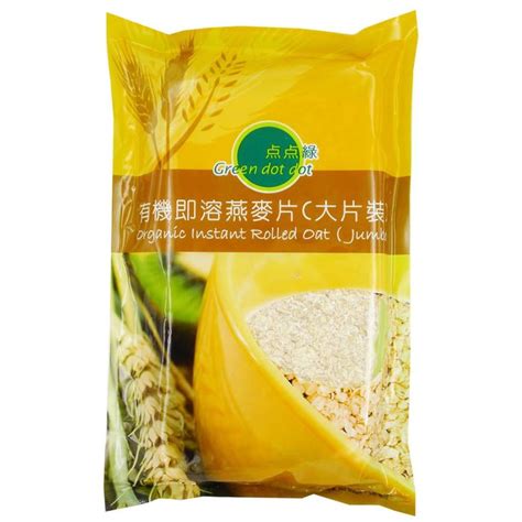 點點綠 有機即溶燕麥片大片裝500g