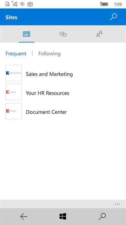 Sharepoint Preview App For Windows 10 Mobile Shows Up In Windows Store