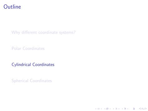 Lesson 6 Polar Cylindrical And Spherical Coordinates Pdf