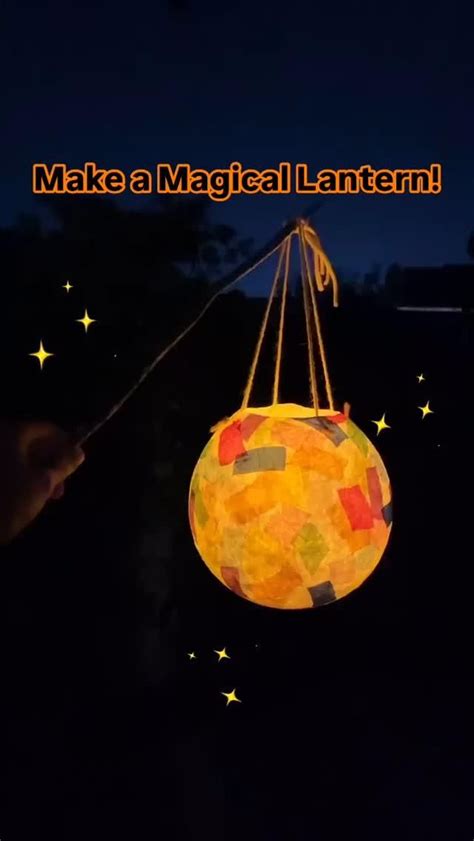 Illuminate The Night With A DIY Glowing Lantern See Our Stories For How To Make It
