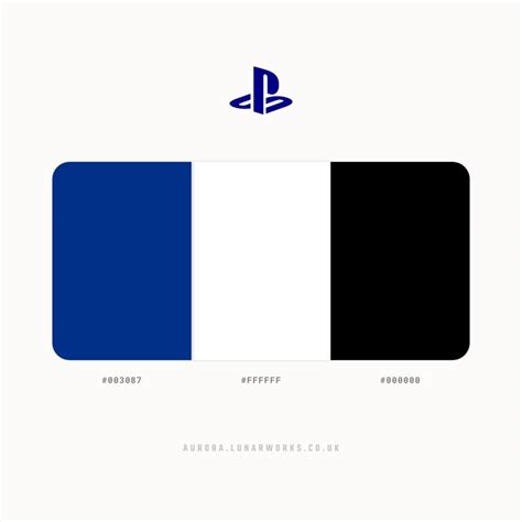 Playstation Color Palette Logo Color Schemes Flat Color Palette