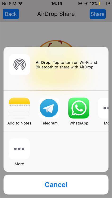 Enable Airdrop Data Sharing Feature In IOS App