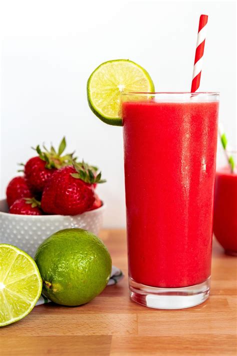 The Yummiest Non Alcoholic Strawberry Daiquiri Ever The Super Mom Life