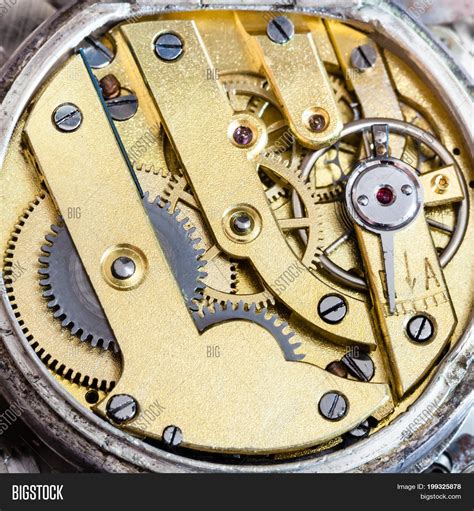 Brass Clockwork Old Image And Photo Free Trial Bigstock