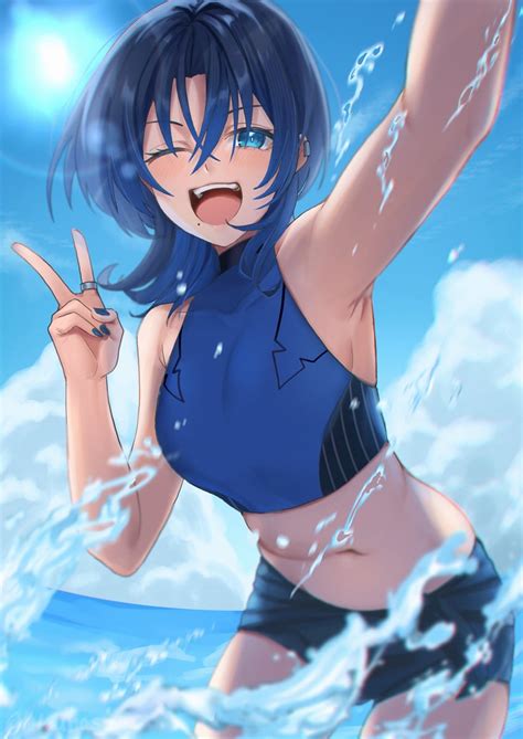 Hiodoshi Ao Hololive And 1 More Drawn By Mizuhasi Danbooru