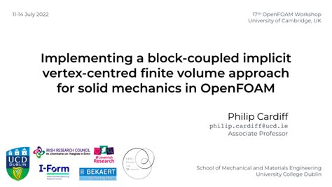 pdf implementing a block coupled implicit vertex centred finite