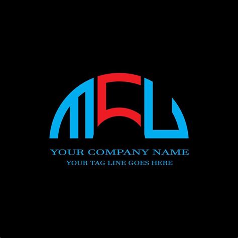 Mcu Letter Logo Creative Design With Vector Graphic 8047777 Vector Art