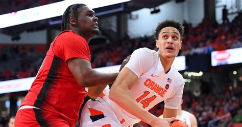 Syracuse Orange Mens Basketball Orange Upset 23 Nc State Wolfpack 75