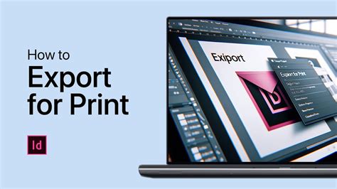 InDesign How To Export Documents For Print YouTube
