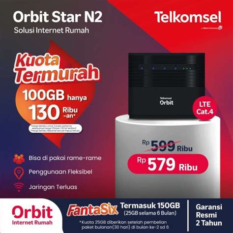 Jual Telkomsel Orbit Star N Hkm Telkomsel Modem Wifi G Lte Di Seller St Toms Ancol