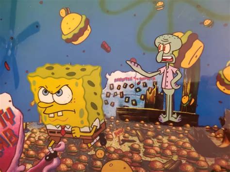Spongebob Squarepants Original Production Cel Cell Animation Art Nm £