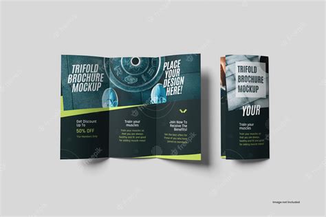 Mockup De Folleto Tríptico Archivo Psd Premium